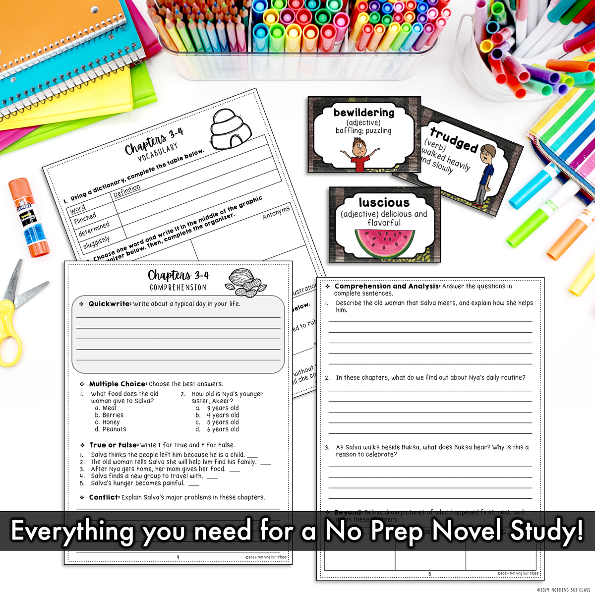 A Long Walk to Water Novel Study Unit – Nothing but Class
