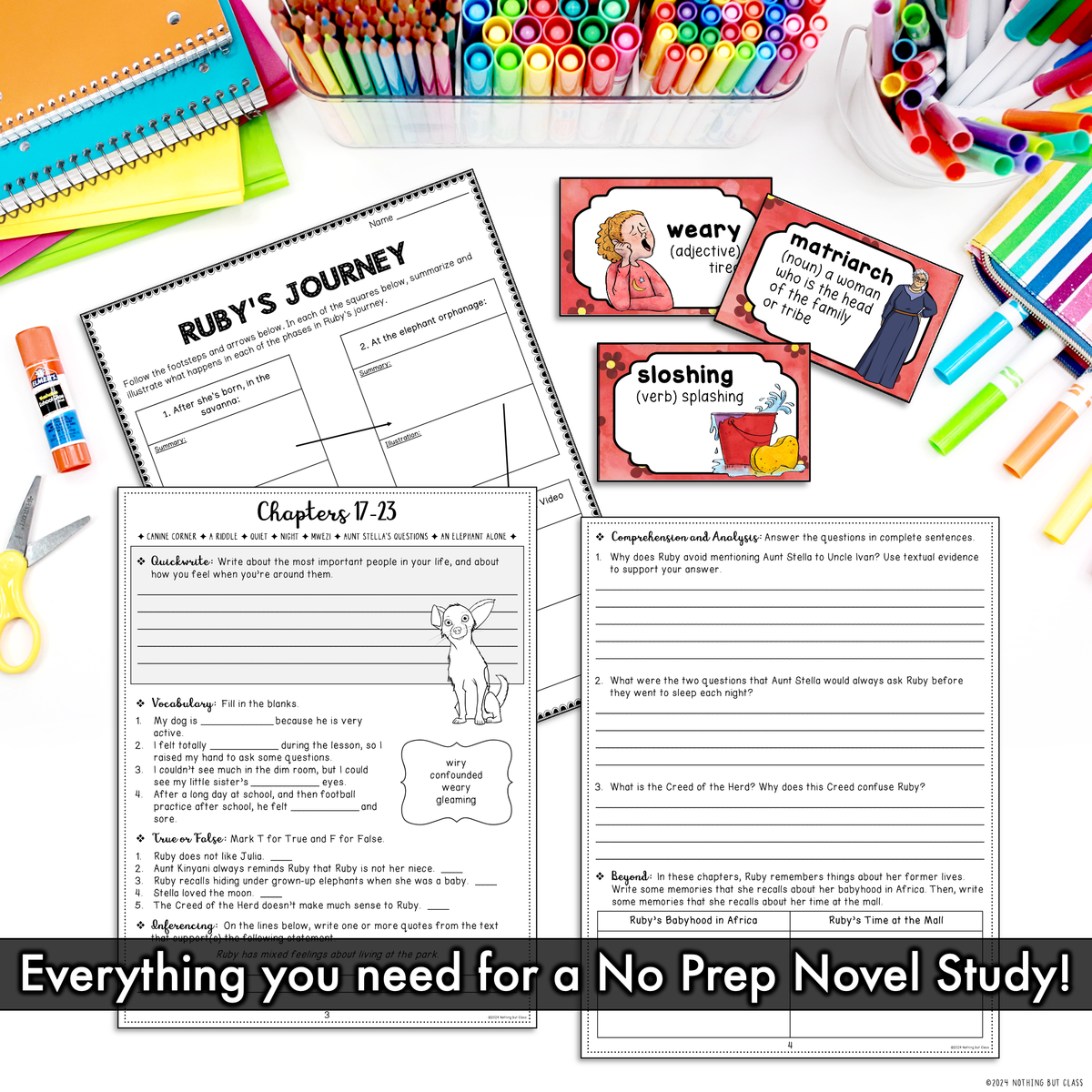 The One and Only Ruby Novel Study Unit – Nothing but Class