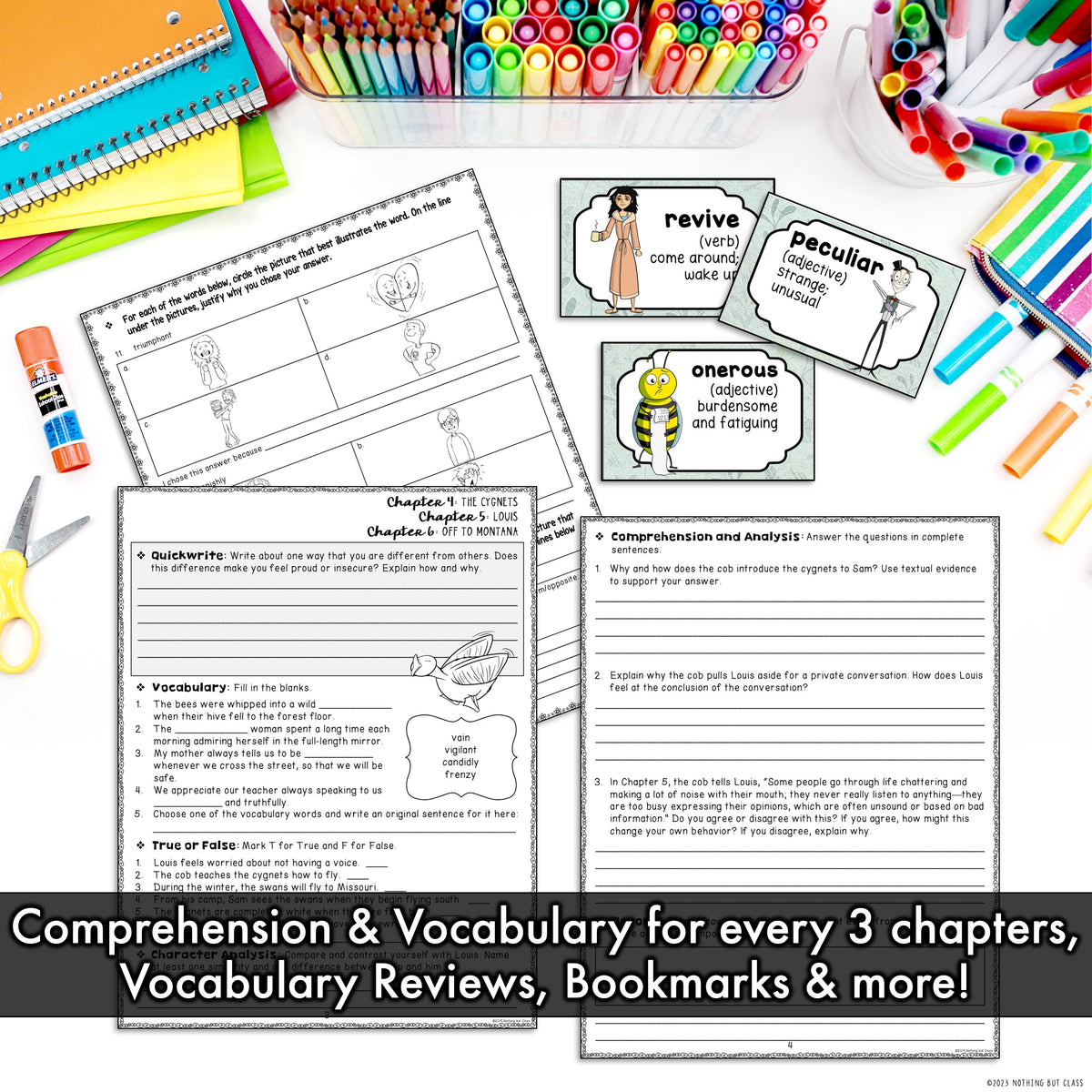 The Trumpet of the Swan | Comprehension and Vocabulary – Nothing but Class