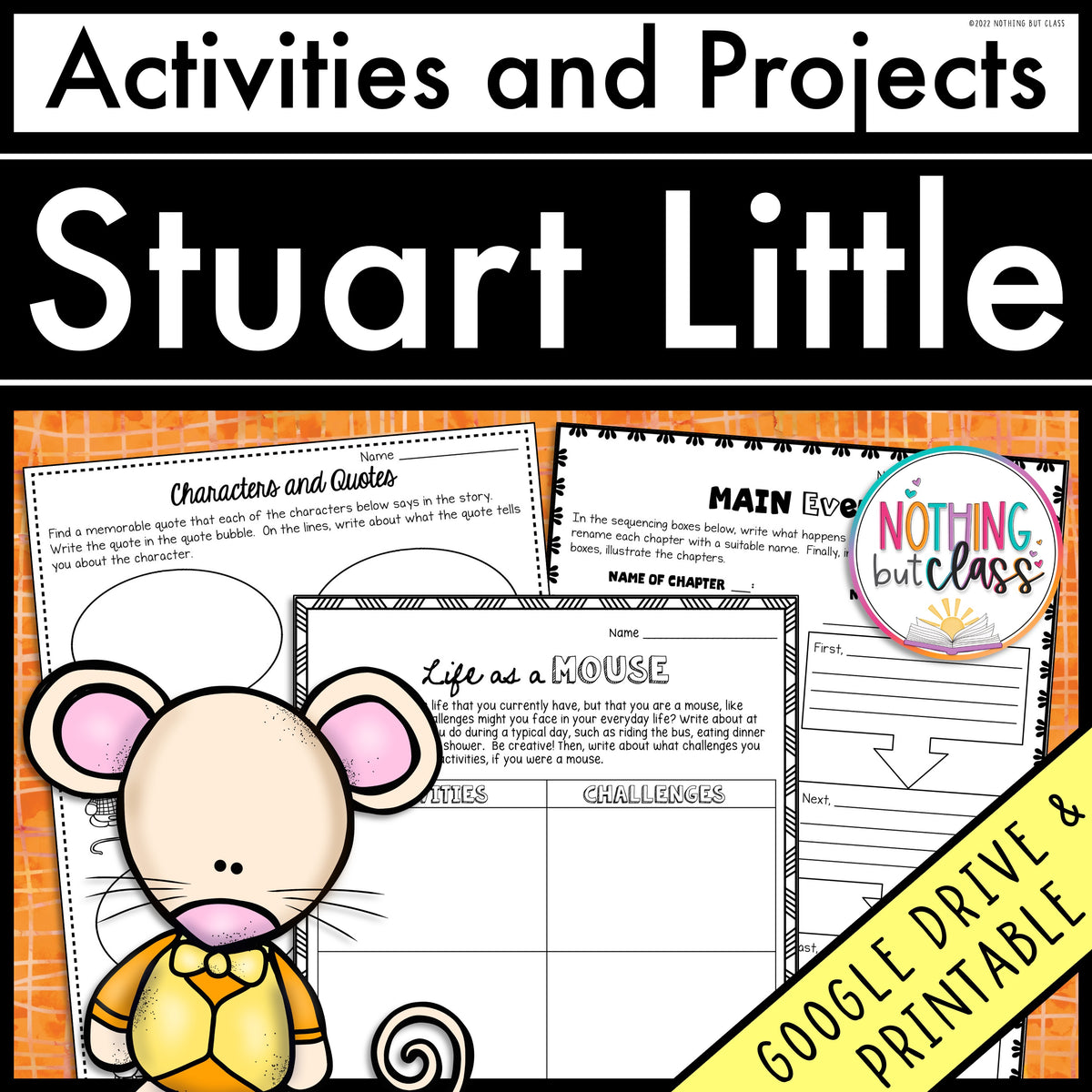 Stuart Little | Activities and Projects – Nothing but Class