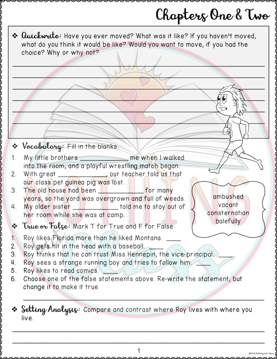 Hoot | Comprehension and Vocabulary – Nothing but Class