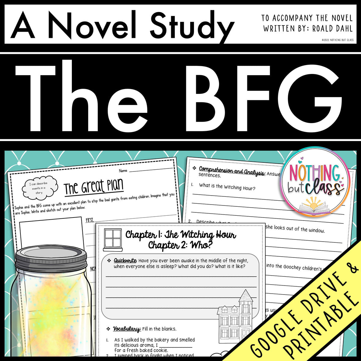 The BFG Novel Study Unit – Nothing but Class