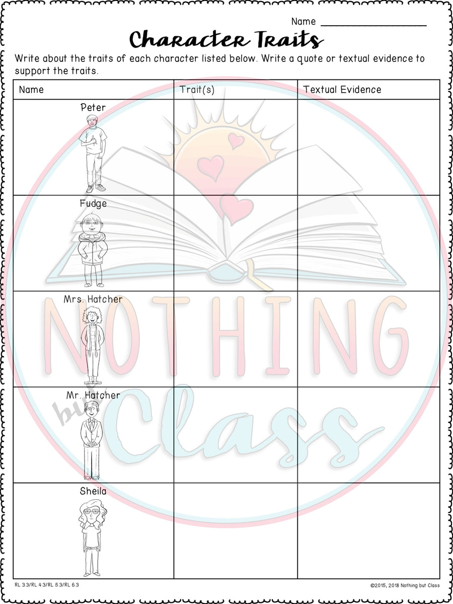Tales of a Fourth Grade Nothing | Activities and Projects – Nothing but ...