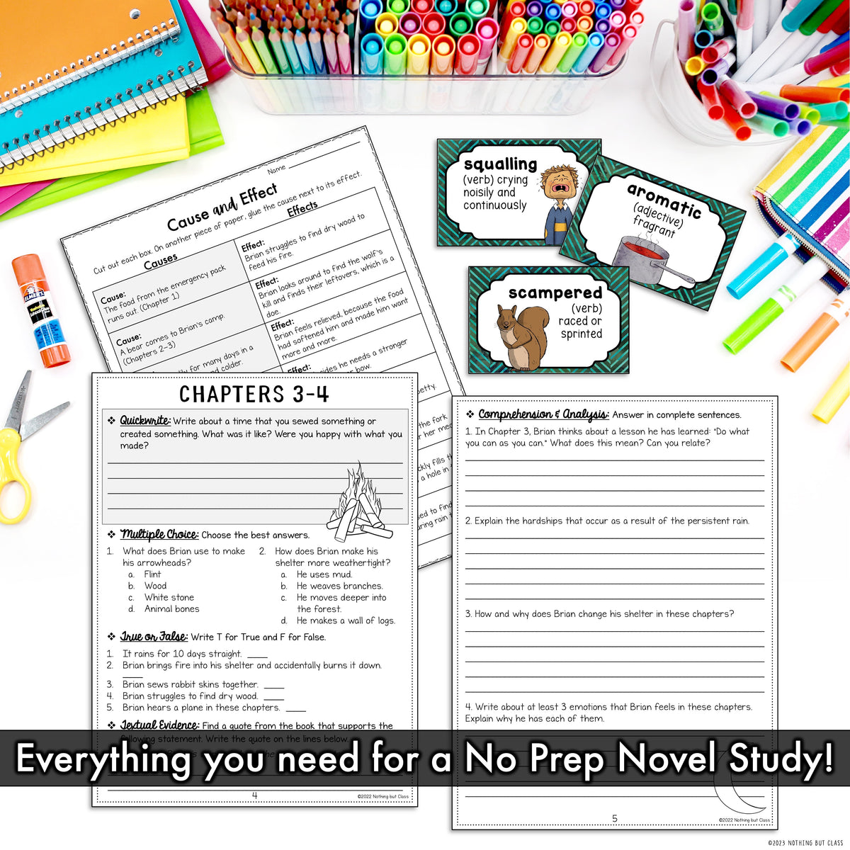 Brian's Winter Novel Study Unit – Nothing but Class