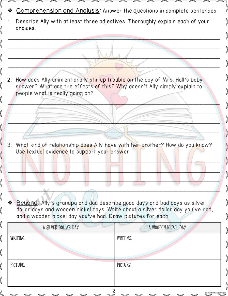 Fish in a Tree Novel Study Unit – Nothing but Class