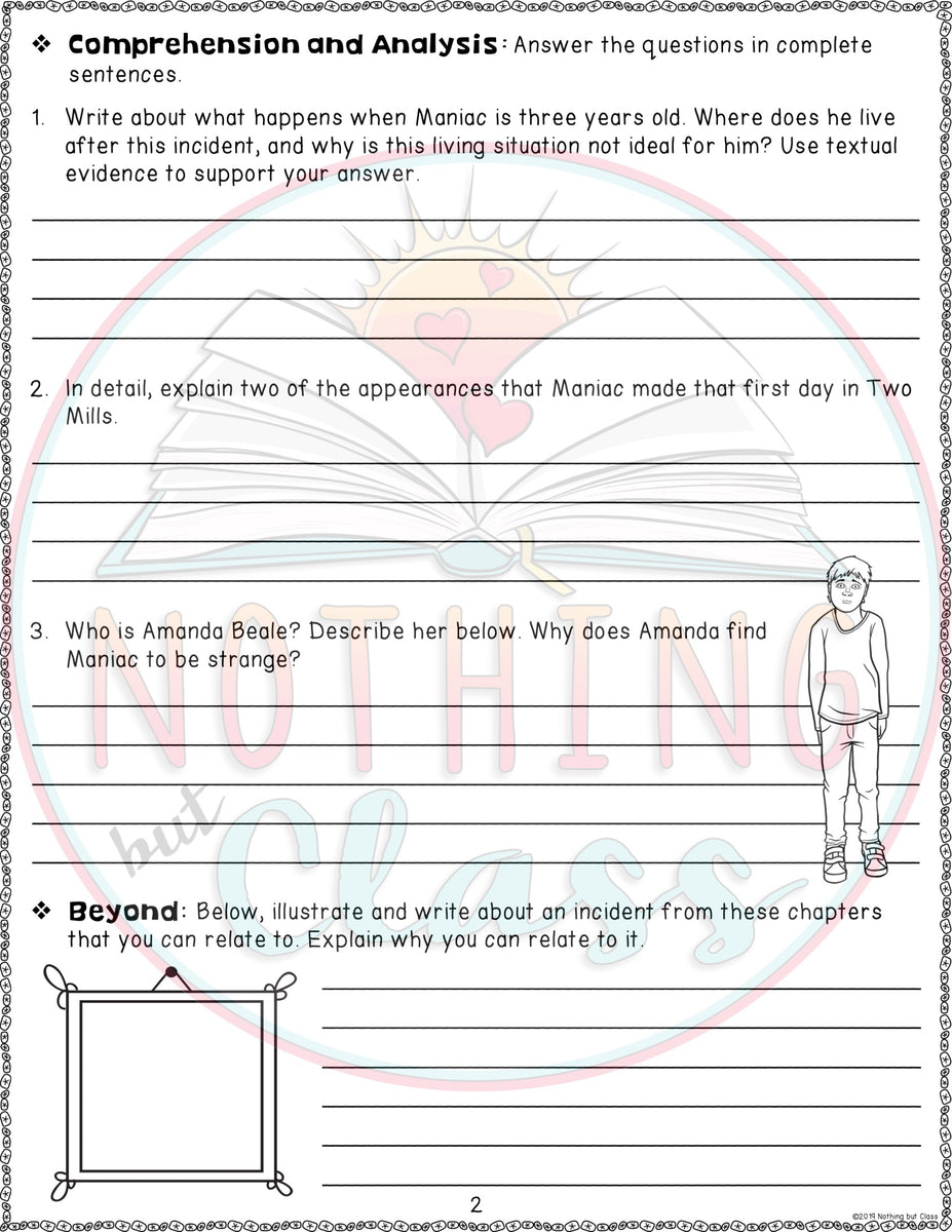 Maniac Magee | Comprehension and Vocabulary – Nothing but Class