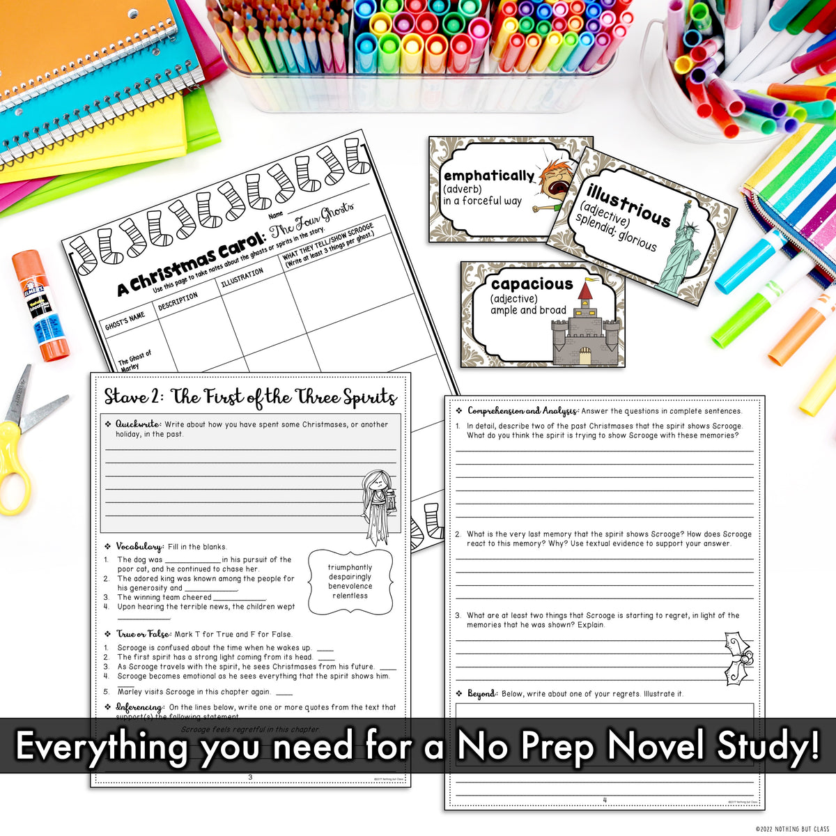 A Christmas Carol Novel Study Unit – Nothing but Class
