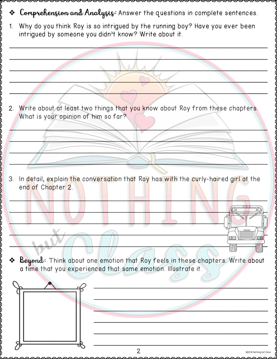 Hoot | Comprehension and Vocabulary – Nothing but Class