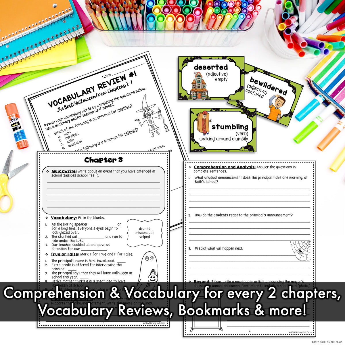 The Best Halloween Ever | Comprehension and Vocabulary – Nothing but Class