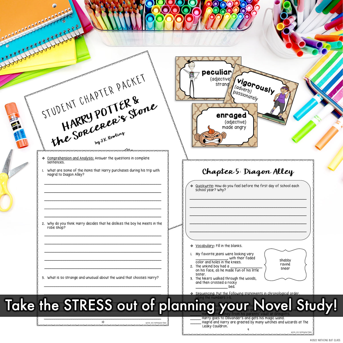 Harry Potter and the Sorcerer's Stone | Comprehension and Vocabulary ...