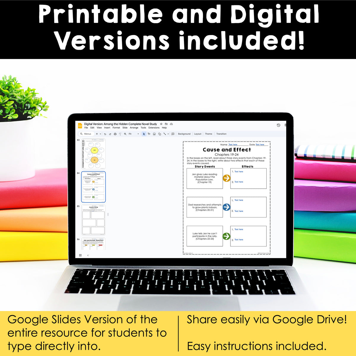 Among the Hidden - Activities and Creative Projects – Nothing but Class