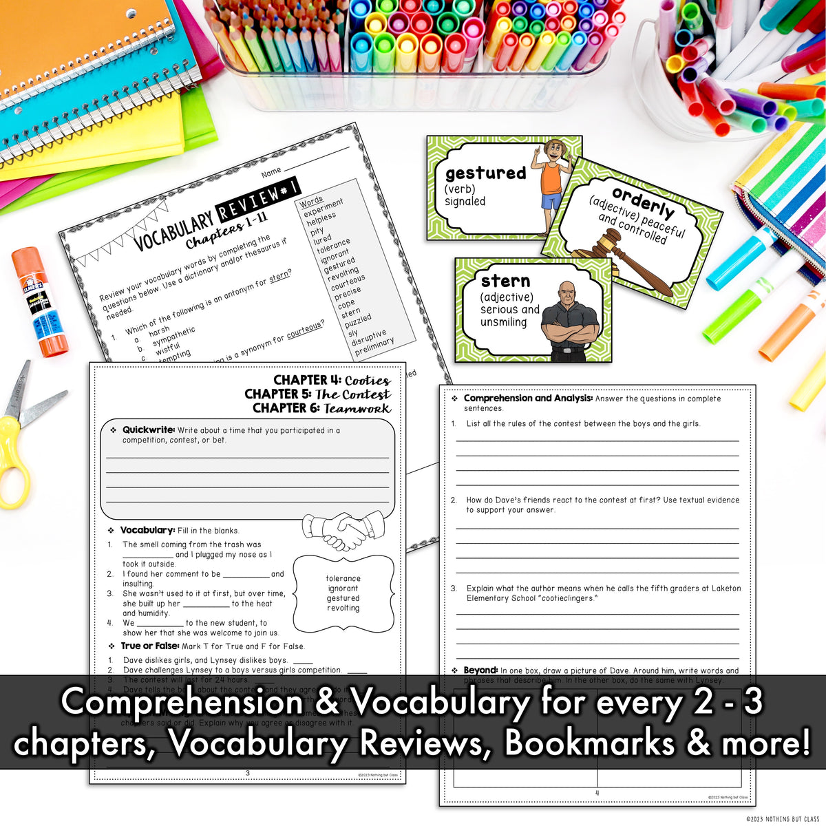 No Talking | Comprehension and Vocabulary – Nothing but Class