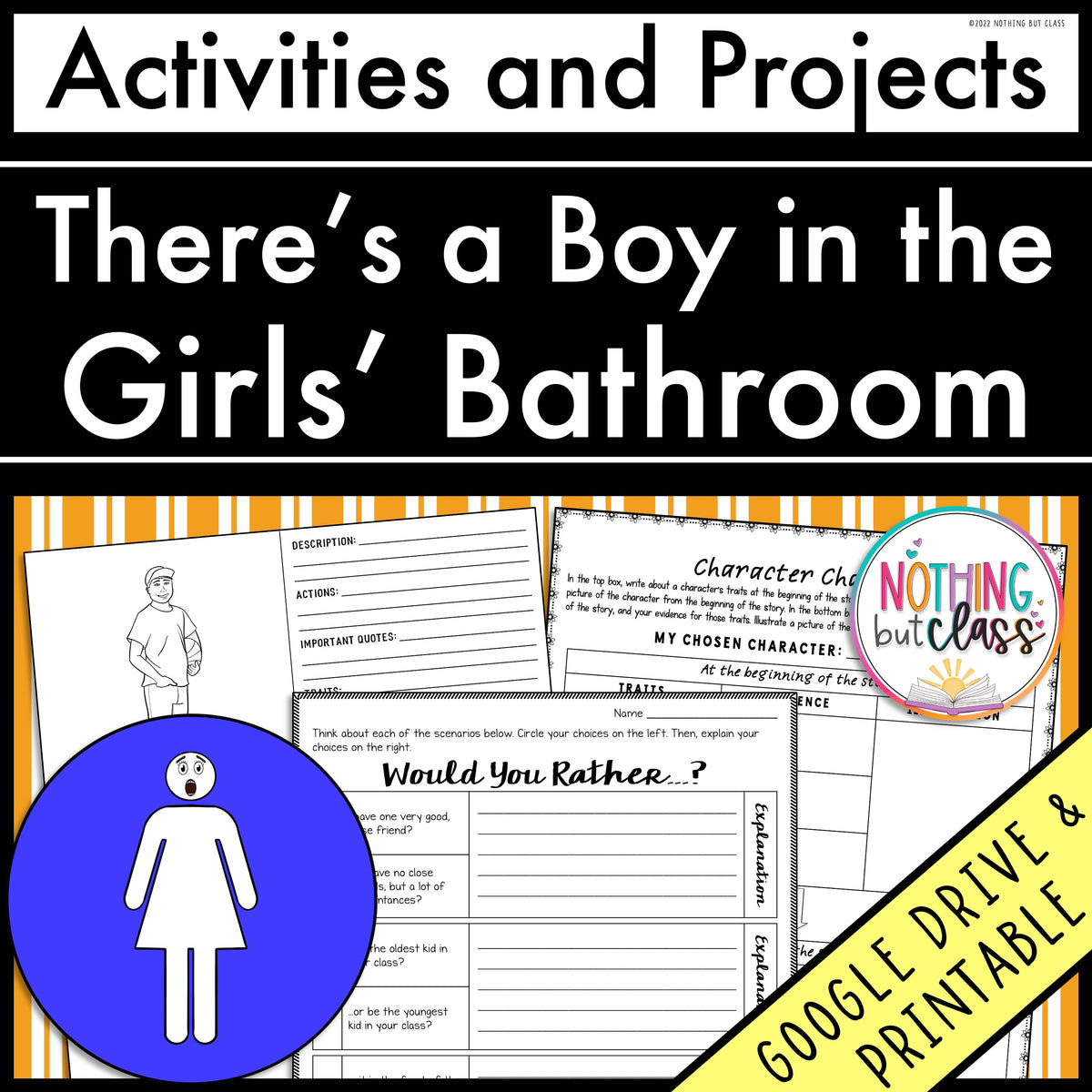 There's a Boy in the Girls' Bathroom | Activities and Projects ...