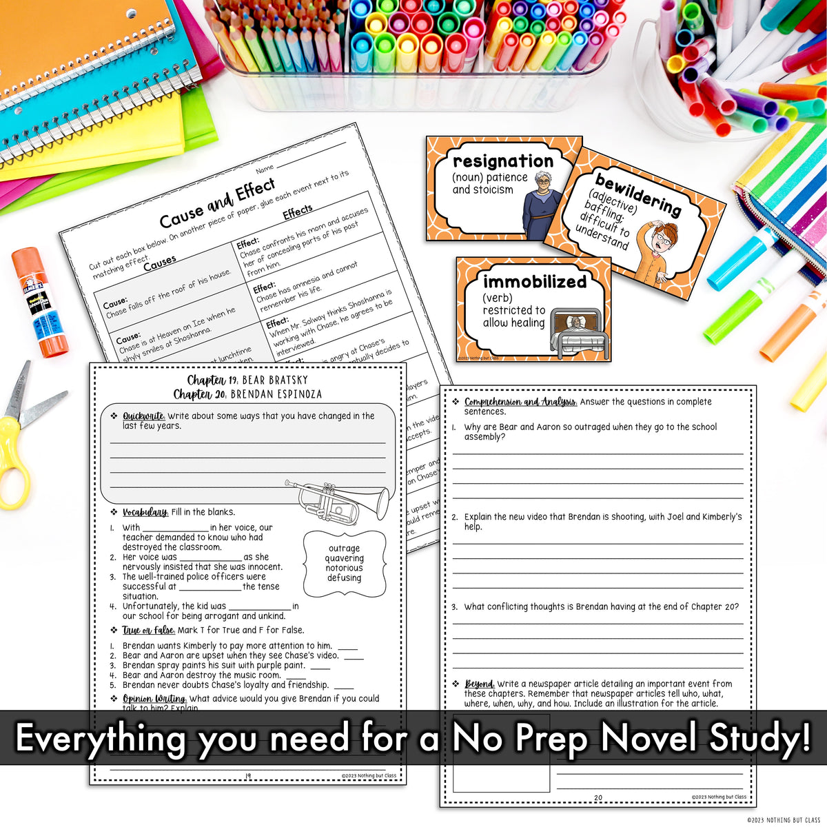 Restart Novel Study Unit – Nothing but Class