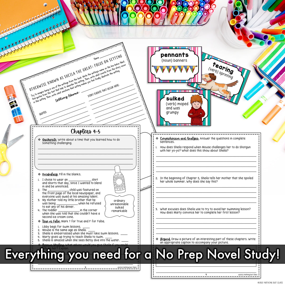 Otherwise Known as Sheila the Great Novel Study Unit – Nothing but Class