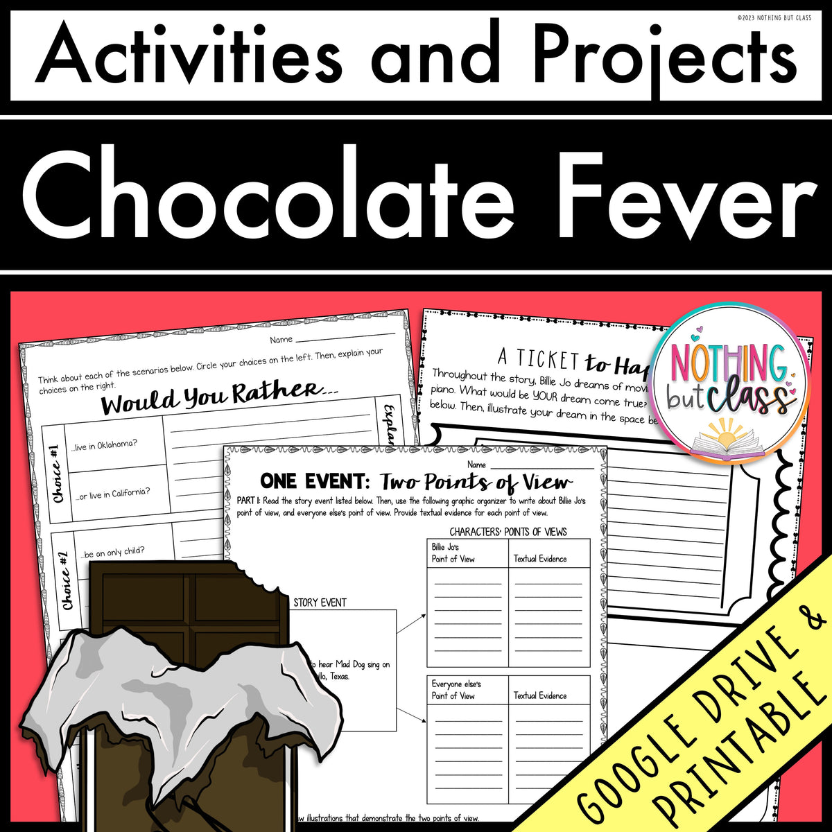 Chocolate Fever | Activities and Projects – Nothing but Class